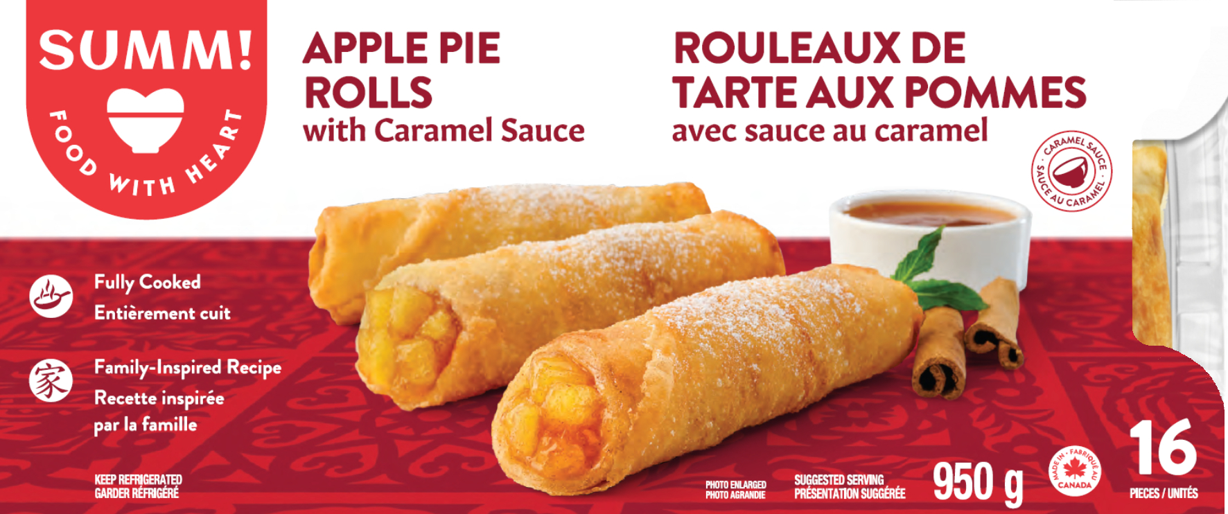 Apple Pie Spring Rolls | SUMM! Recipes for Desserts