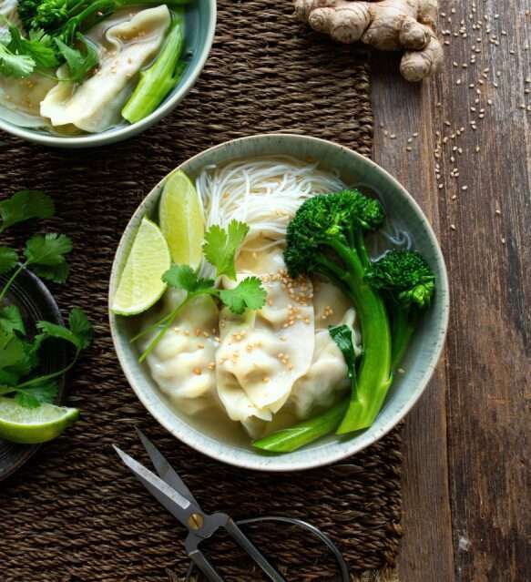 Chicken Gyoza Soup | SUMM! Recipes for