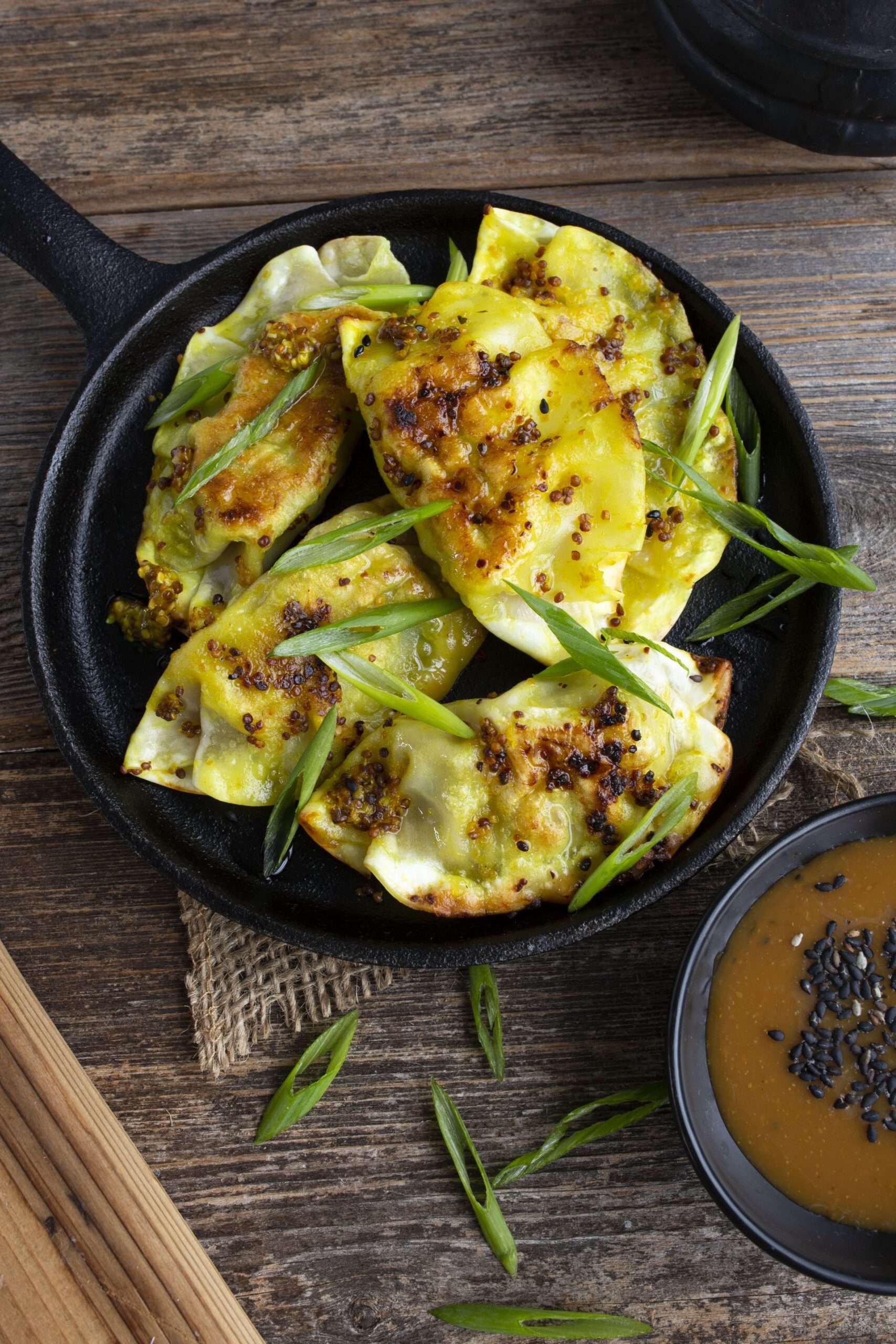Roasted Turmeric Gyoza | SUMM! Recipes for
