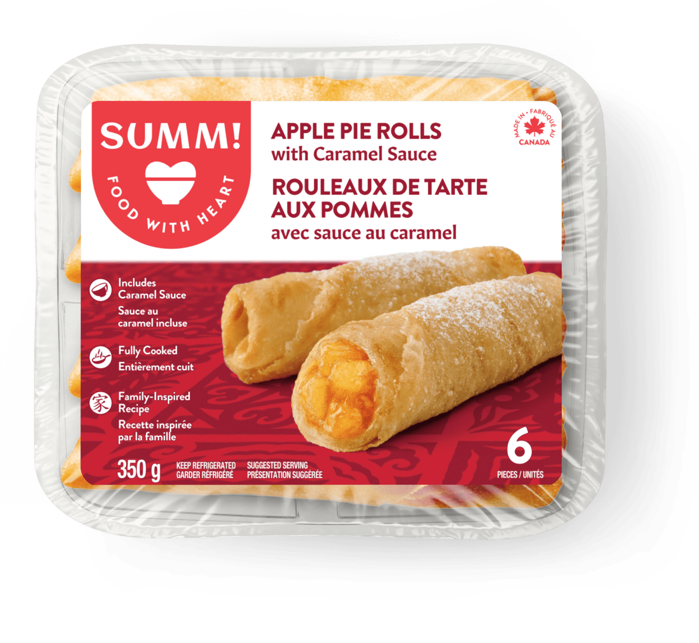 Apple Pie Spring Rolls with Caramel Sauce 950g | SUMM!