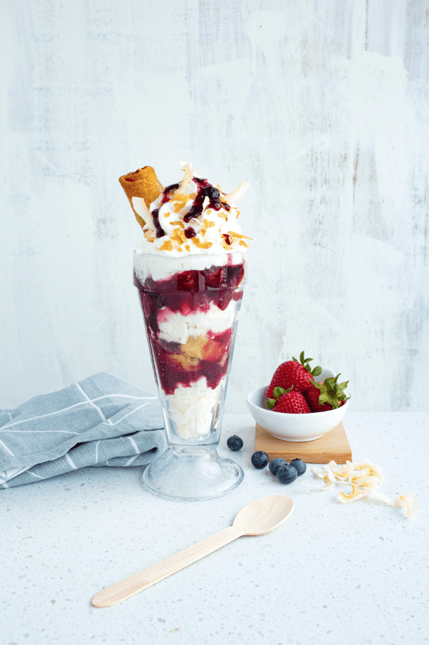 Triple Berry Sundae | SUMM! Recipes